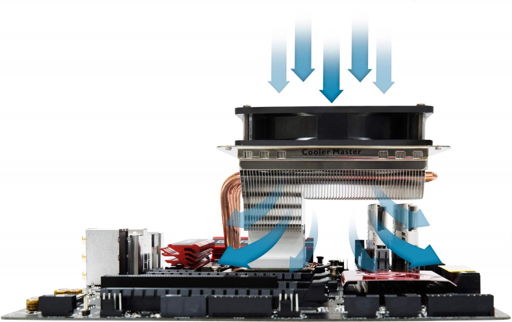 Optimized CPU Cooling Performance Top-Down Heatsinks