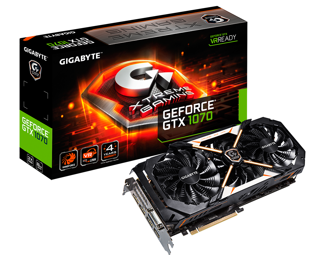 GIGABYTE GeForce GTX 1070 XTREME GAMING Graphics Card Debuts: Benchmark ...