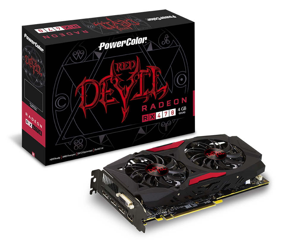 PowerColor Red Devil RX 470 4GB GDDR5 Video Card Released: Benchmark ...