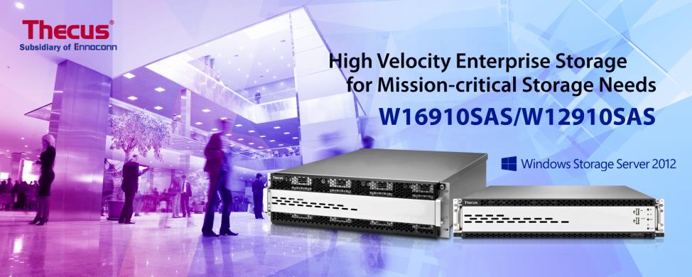 Thecus W12910SAS and W16910SAS Windows Storage Server Rackmount NAS ...